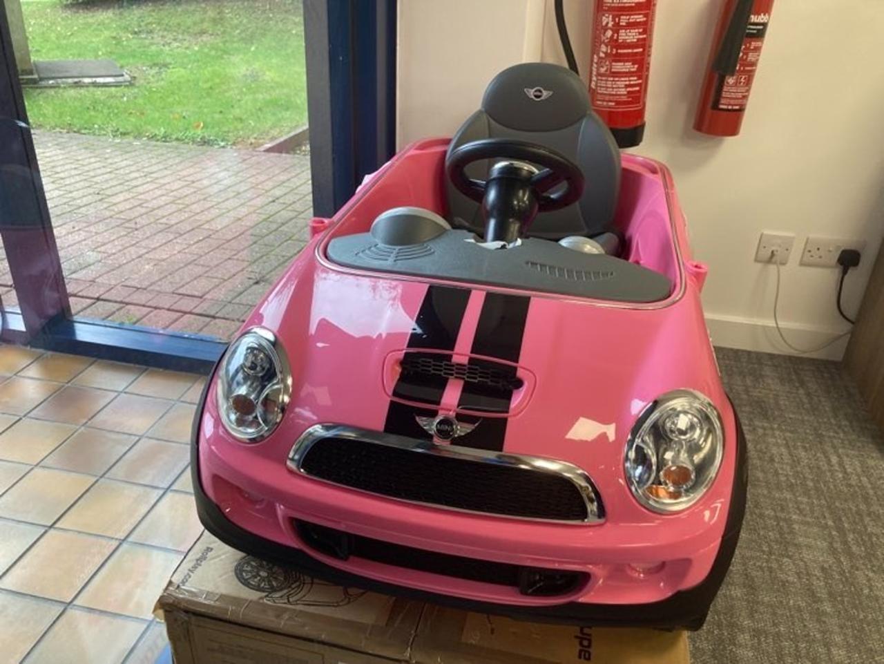 **Large pink toy Mini car** | Powered by Givergy