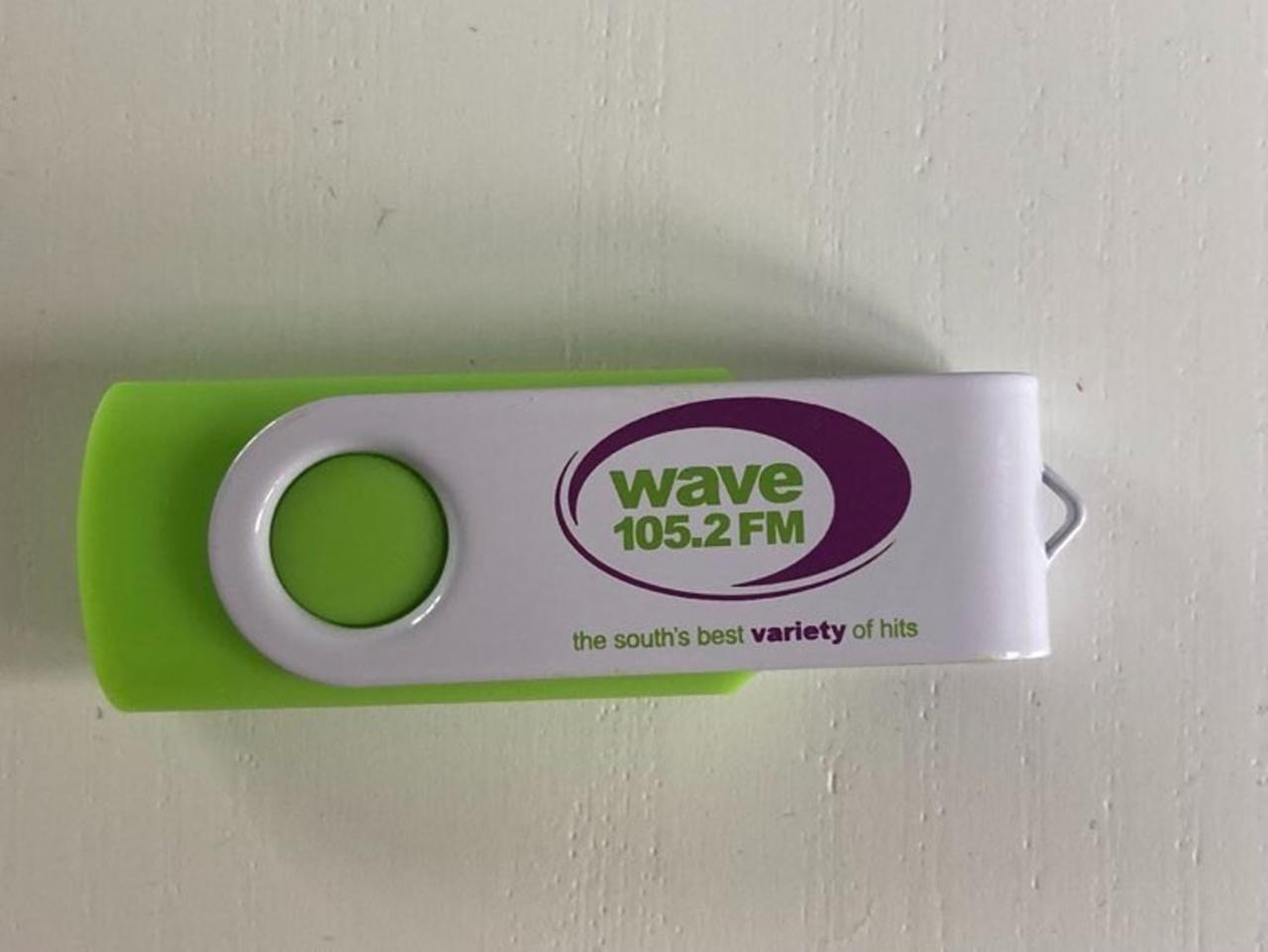 **Wave 105 USB stick - 1GB #1 (25 available)** | Powered by Givergy