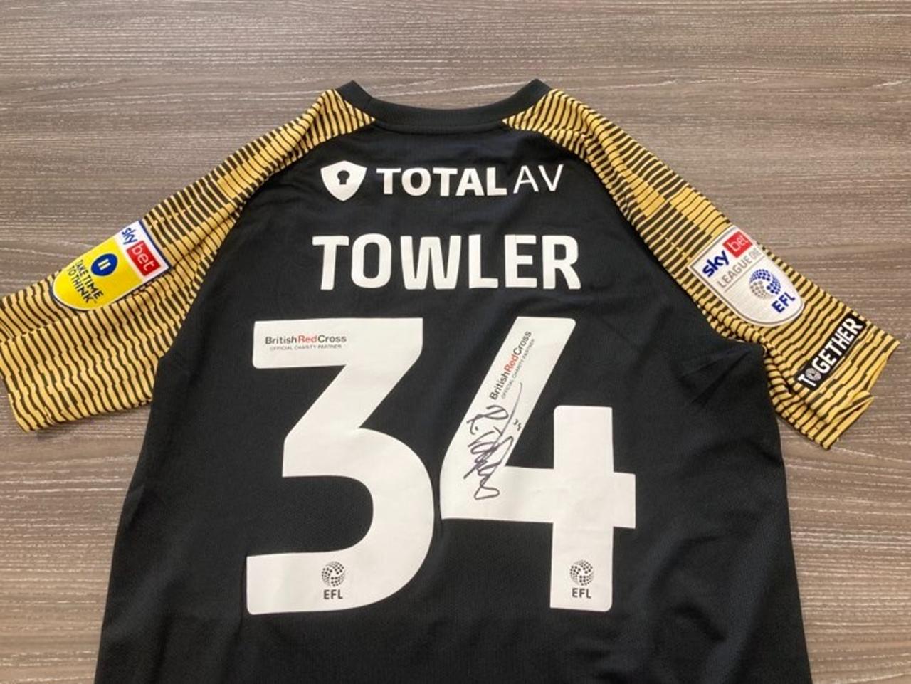 **Signed Portsmouth FC shirt - Ryley Towler** | Powered by Givergy