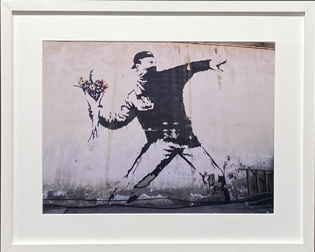 Banksy 'Rage, The Flower Thrower' | Powered by Givergy