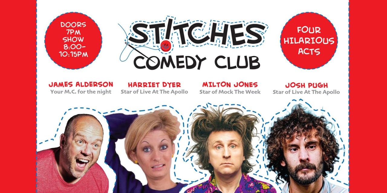 4 Tickets: Stitches Comedy Club (Mast Studios 26/03/26) | Powered by ...