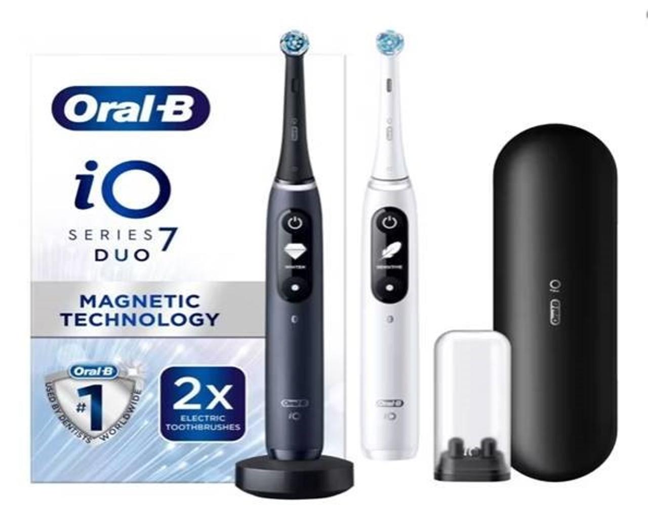Oral-B iO7 Electric Toothbrushes - Duo Pack | Powered by Givergy