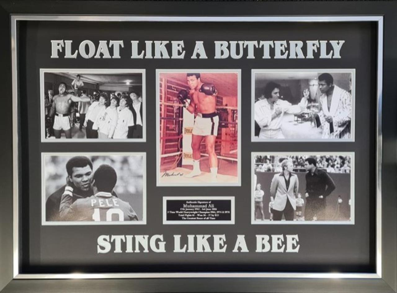 Muhammad Ali actual signed presentation. | Powered by Givergy