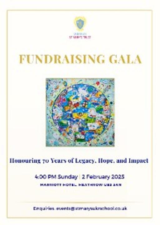St. Mary’s 70th Jubilee Fundraising Gala | Powered by Givergy