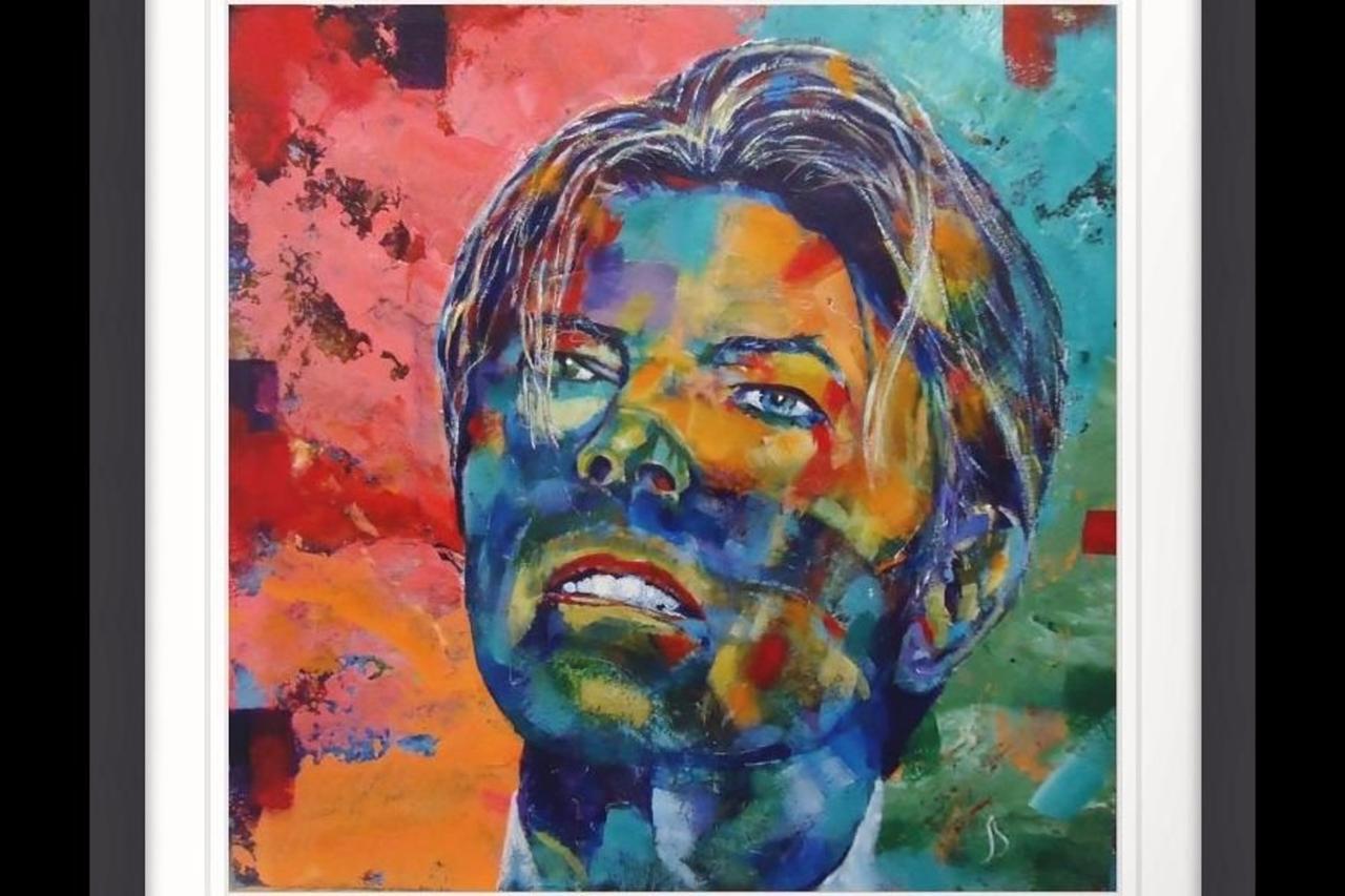 Limited Edition Artwork by SEel - Bowie | Powered by Givergy