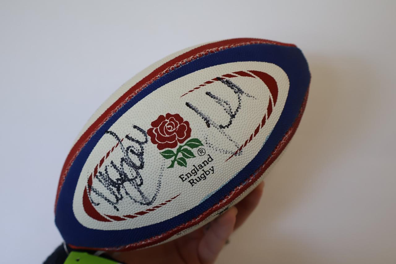 Mini Rugby Ball Signed | Powered by Givergy