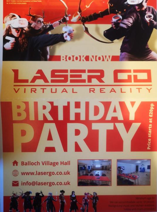 Laser Go Virtual Reality Voucher | Powered by Givergy